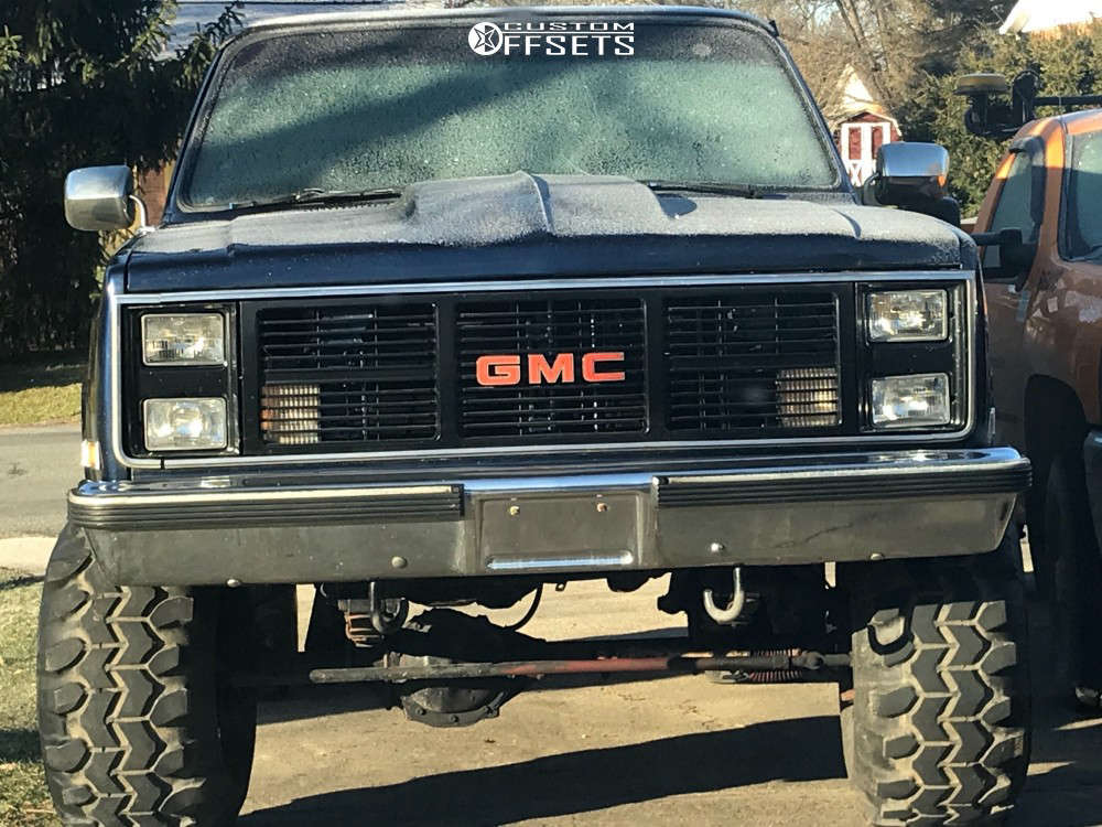 1987 GMC Jimmy with 15x10 -38 Alloy Ion Style 171 and 35/15.5R15 Super ...