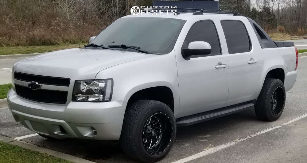 2012 Chevrolet Avalanche with 20x12 -43 Fuel Triton and 275/55R20 ...