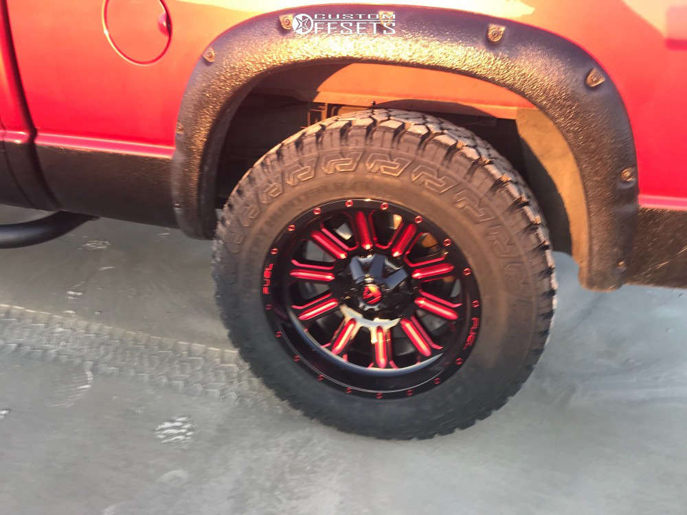 2008 Dodge Ram 1500 with 20x10 -18 Fuel Hardline and 35/12.5R20 Fury ...