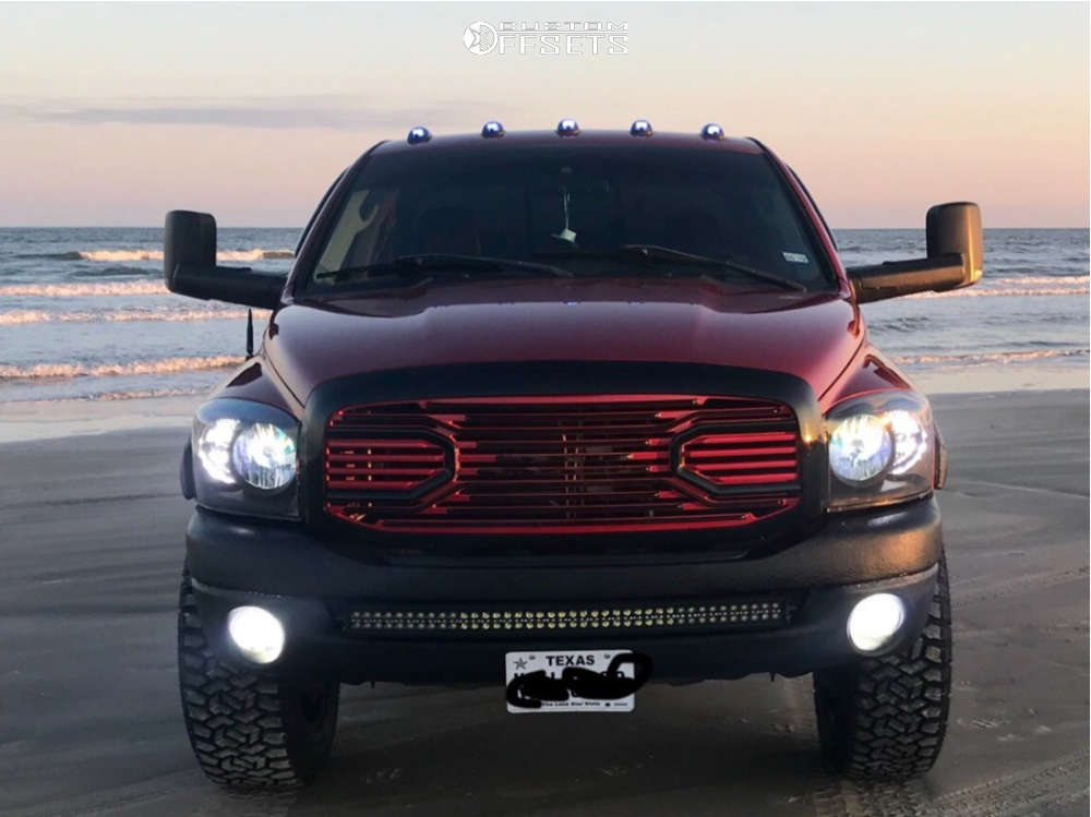 2008 Dodge Ram 1500 with 20x10 -18 Fuel Hardline and 35/12.5R20 Fury ...