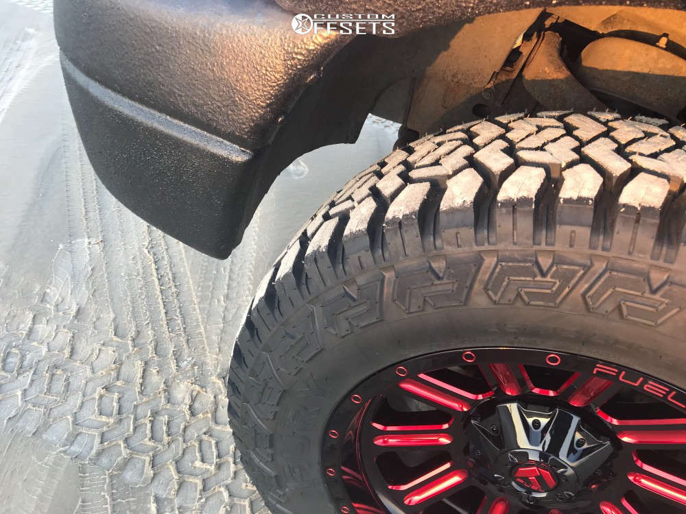 2008 Dodge Ram 1500 with 20x10 -18 Fuel Hardline and 35/12.5R20 Fury ...