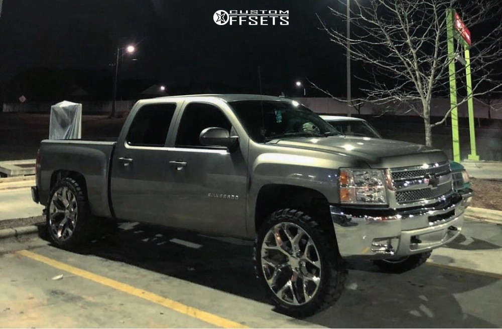 2012 Chevrolet Silverado 1500 with 24x10 31 OE Performance 176 and 35/ ...