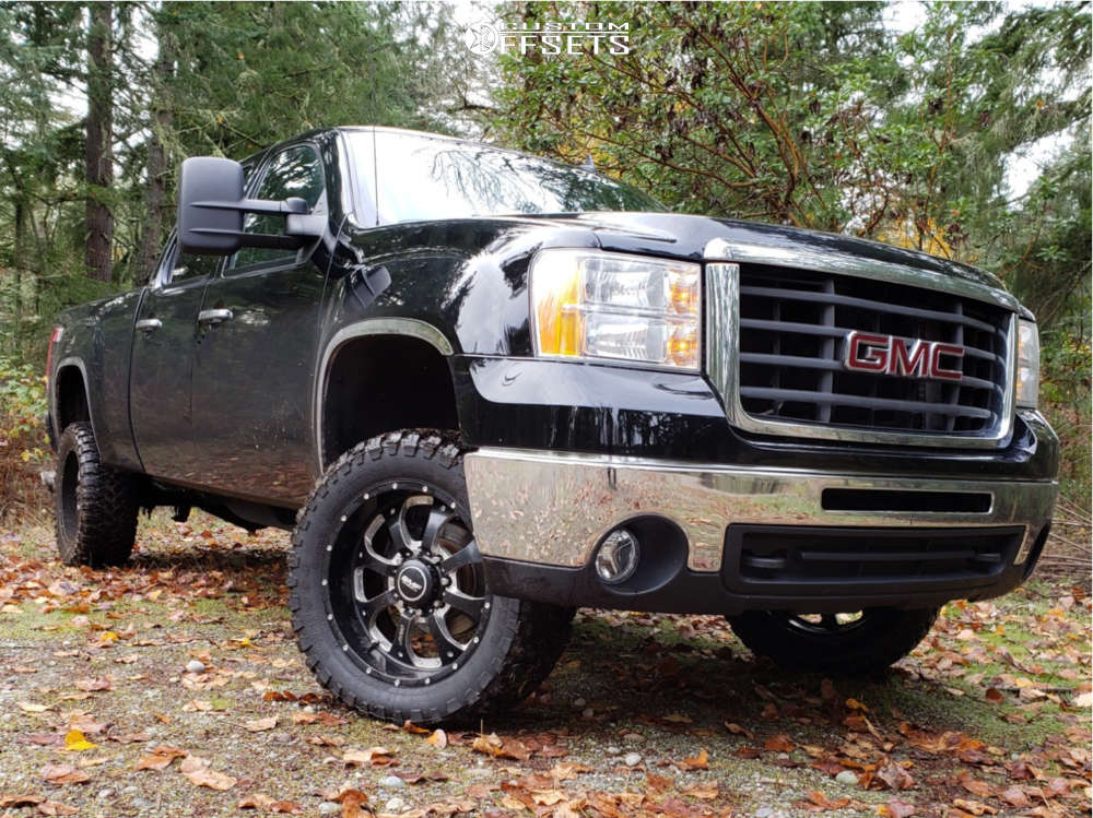 2009 GMC Sierra 2500 HD with 20x10 -19 BMF Novakane and 33/12.5R20 ...