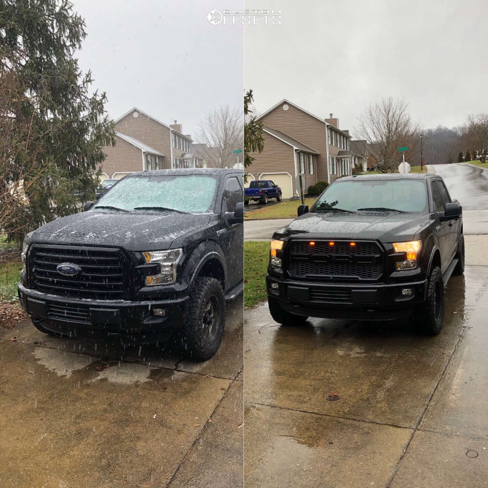 2016 Ford F-150 with 18x9 0 BMF Novakane and 33/12.5R18 Nitto Ridge ...