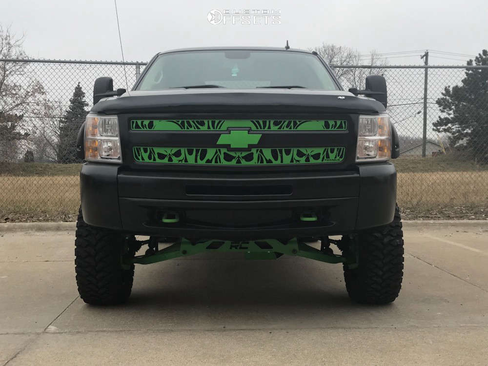 2012 Chevrolet Silverado 1500 with 20x10 -18 Mudster Hellrazor and 33/ ...