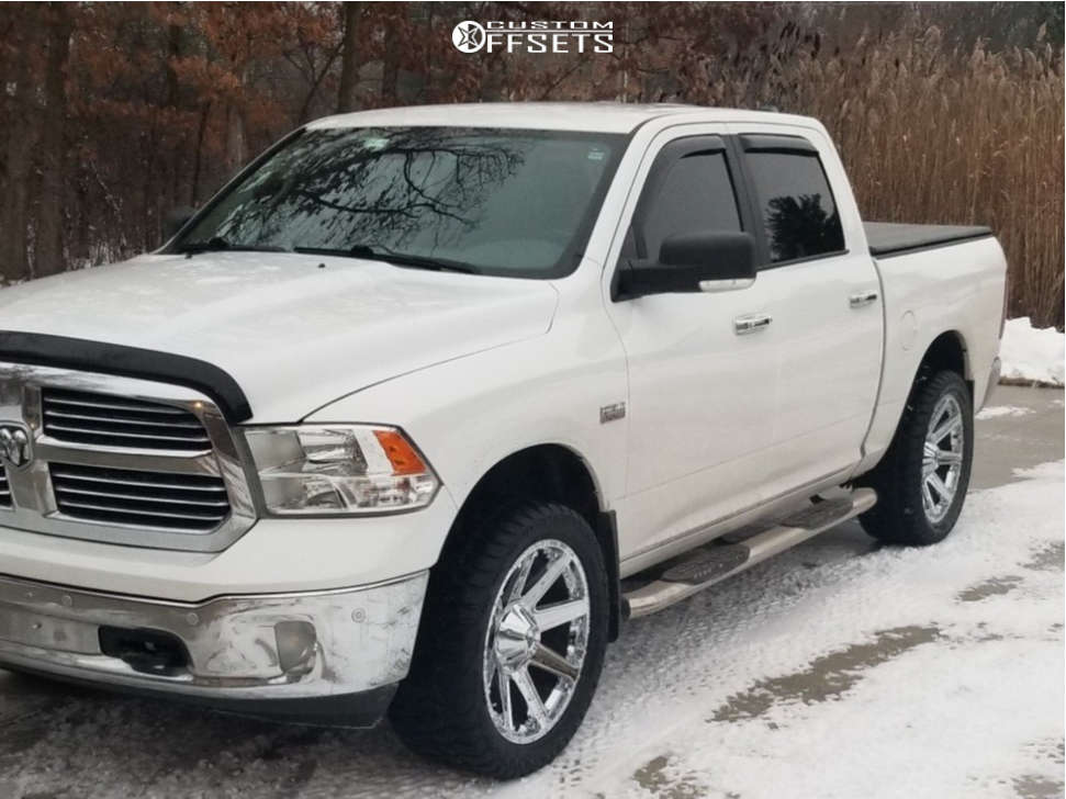 2015 Ram 1500 with 22x10 0 Red Dirt Road Rd04 and 33/12.5R22 AMP ...