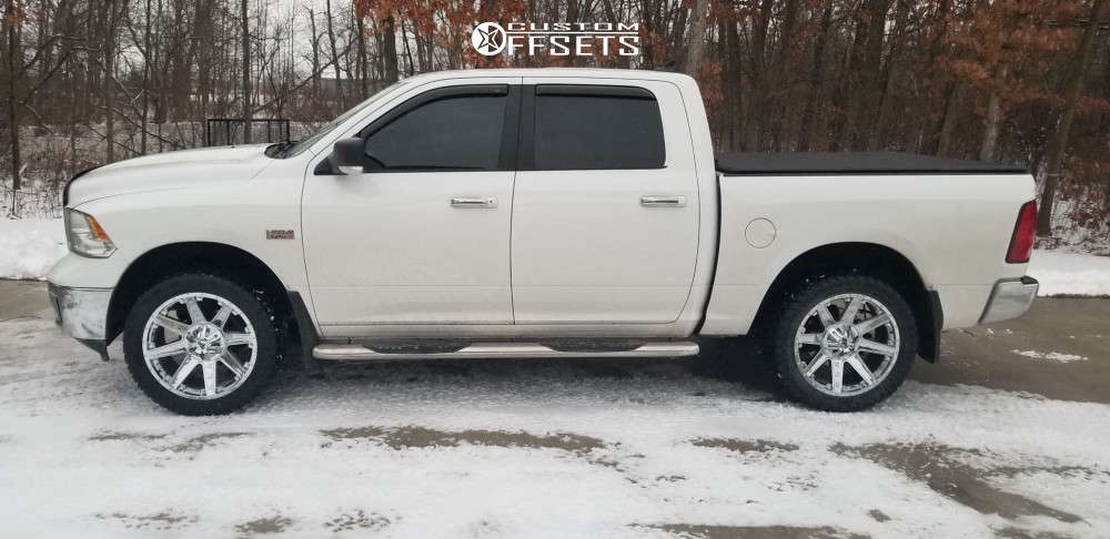 2015 Ram 1500 with 22x10 0 Red Dirt Road Rd04 and 33/12.5R22 AMP ...
