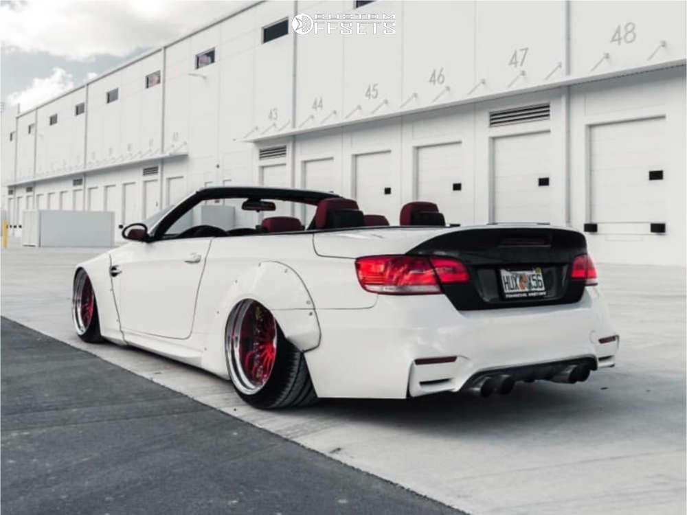 2008 BMW 335i with 19x12.5 0 GMR SF3 and 275/30R19 Hankook Ventus and ...