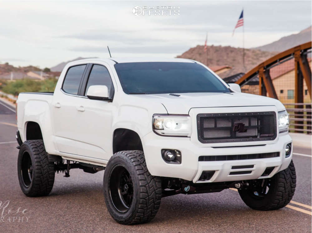 2017 GMC Canyon with 20x10 -25 American Force Vector Fp and 33/12.5R20 ...