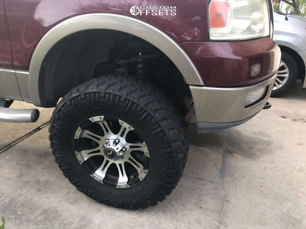 2004 Ford F-150 with 18x9 Raceline Raptor and 35/12.5R18 Nitto Trail ...