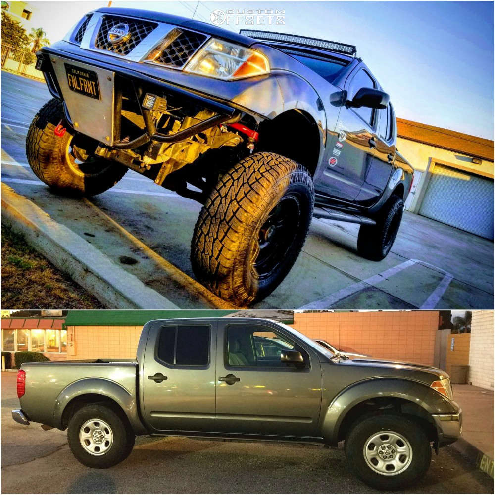 2008 Nissan Frontier with 18x9 -6 Pro Comp Series 89 and 35/12.5R18 Pro ...
