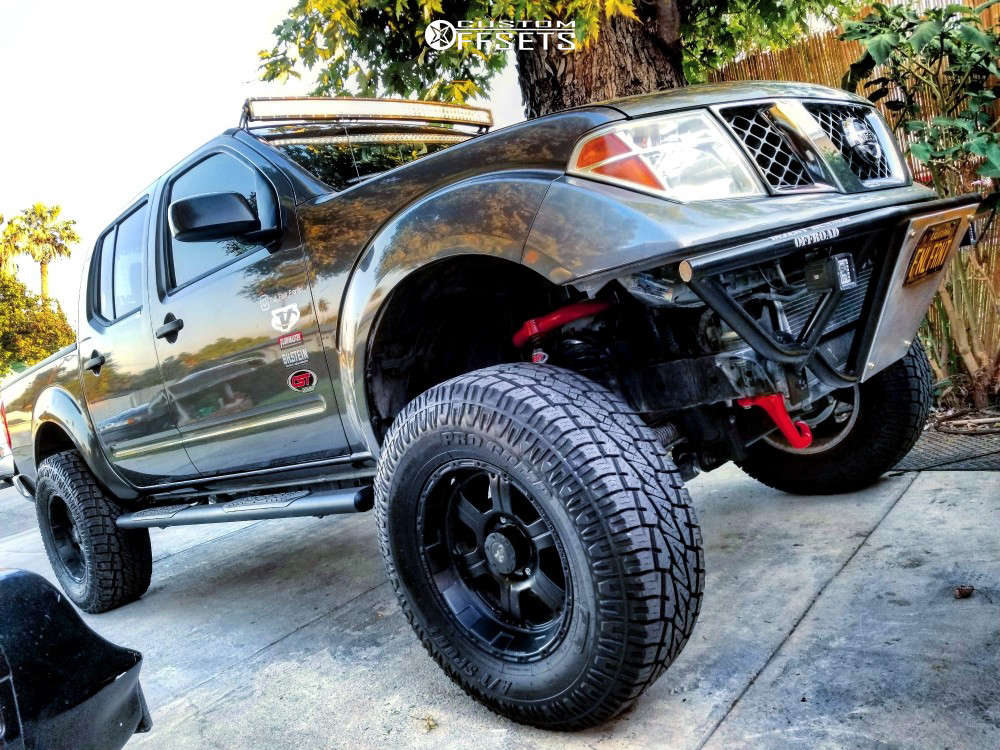 2008 Nissan Frontier with 18x9 -6 Pro Comp Series 89 and 35/12.5R18 Pro ...