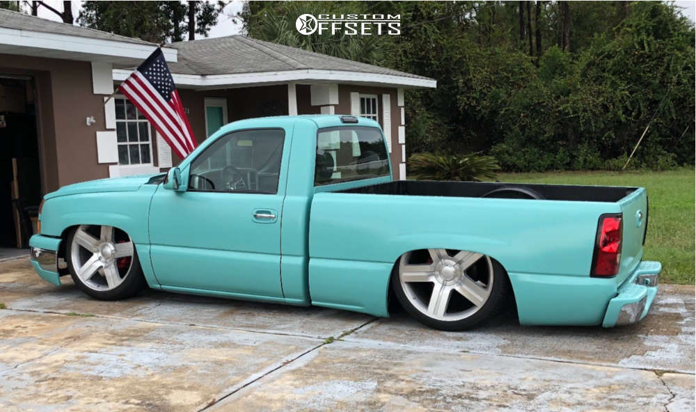 2000 GMC Sierra 1500 with 24x10 31 OE Performance 147 and 295/35R24 ...