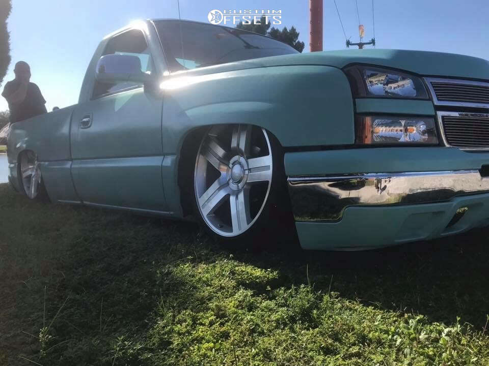 2000 GMC Sierra 1500 with 24x10 31 OE Performance 147 and 295/35R24 ...