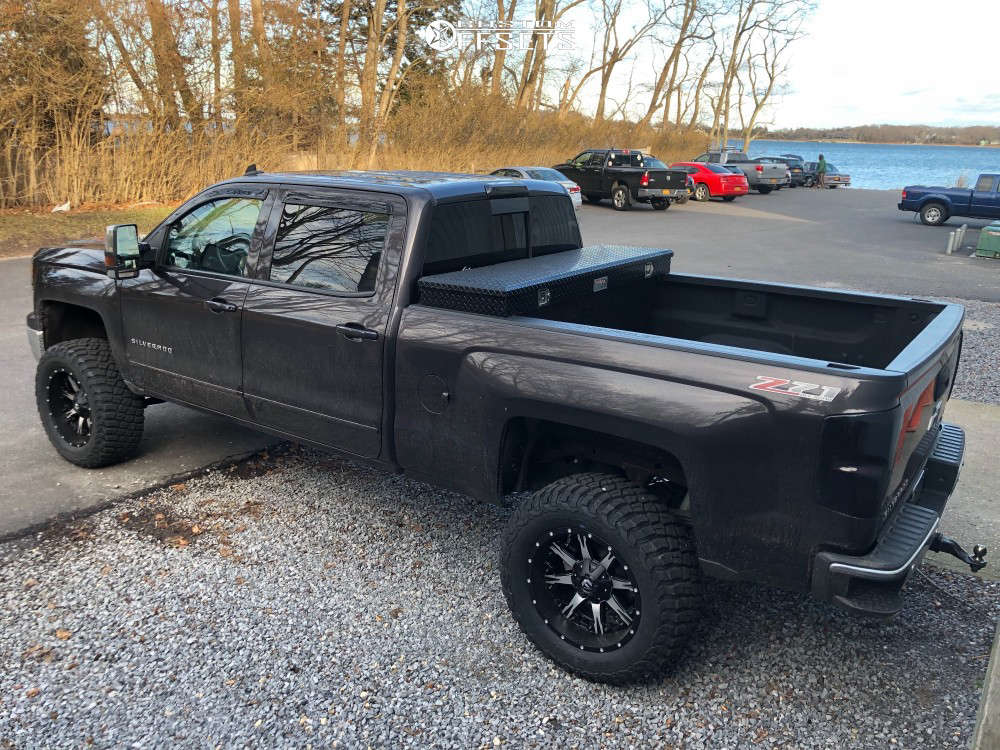 2015 Chevrolet Silverado 1500 with 20x10 -12 Fuel Nutz D541 and 35/12 ...