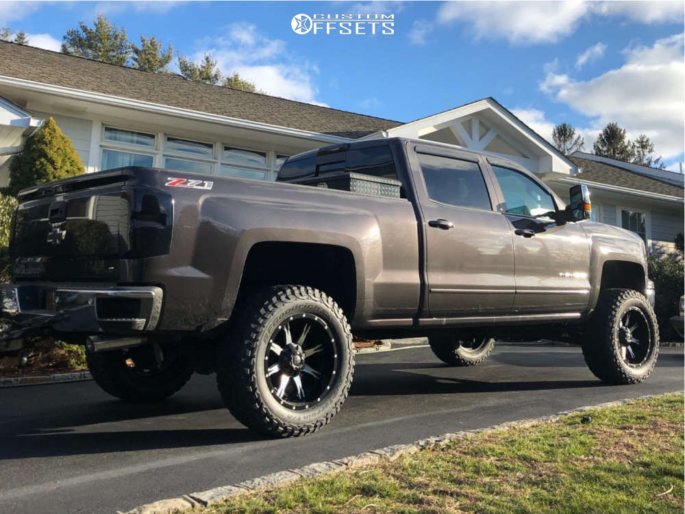 2015 Chevrolet Silverado 1500 with 20x10 -12 Fuel Nutz D541 and 35/12 ...