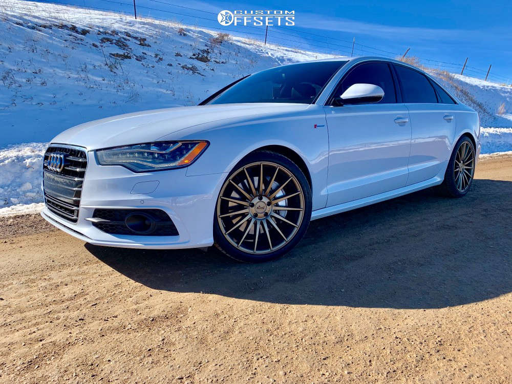 2012 Audi A6 Quattro with 20x8.5 34 Niche Form and 255/35R20 ...