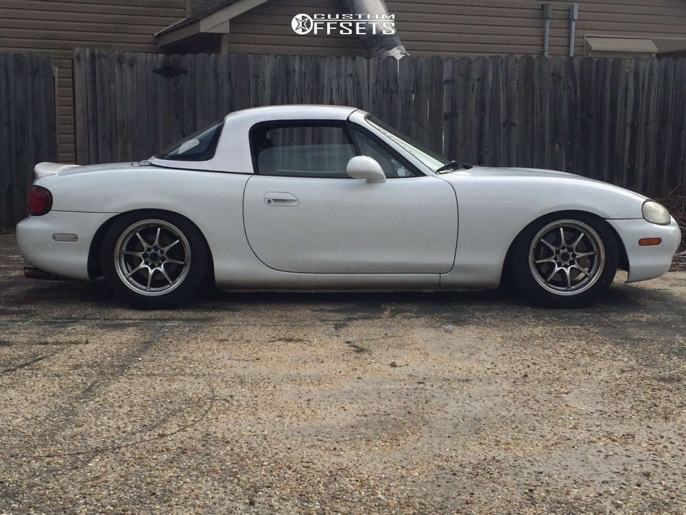 2002 Mazda Miata with 16x8 26 Volk Ce28n and 205/45R16 Achilles At ...
