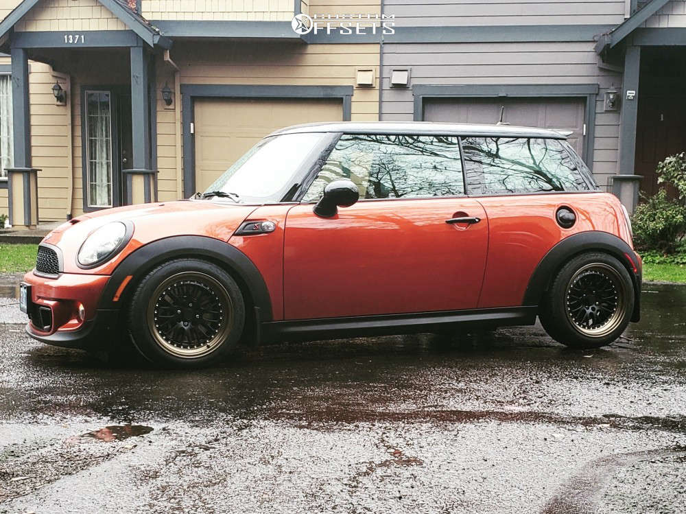 2013 Mini Cooper with 16x8 25 AVID1 AV12 and 195/50R16 Continental ...