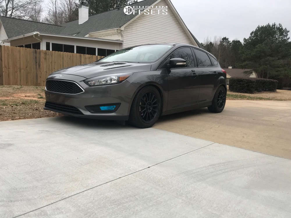 2015 Ford Focus with 17x7.5 42 Focal F-15 and 215/45R17 Firestone ...