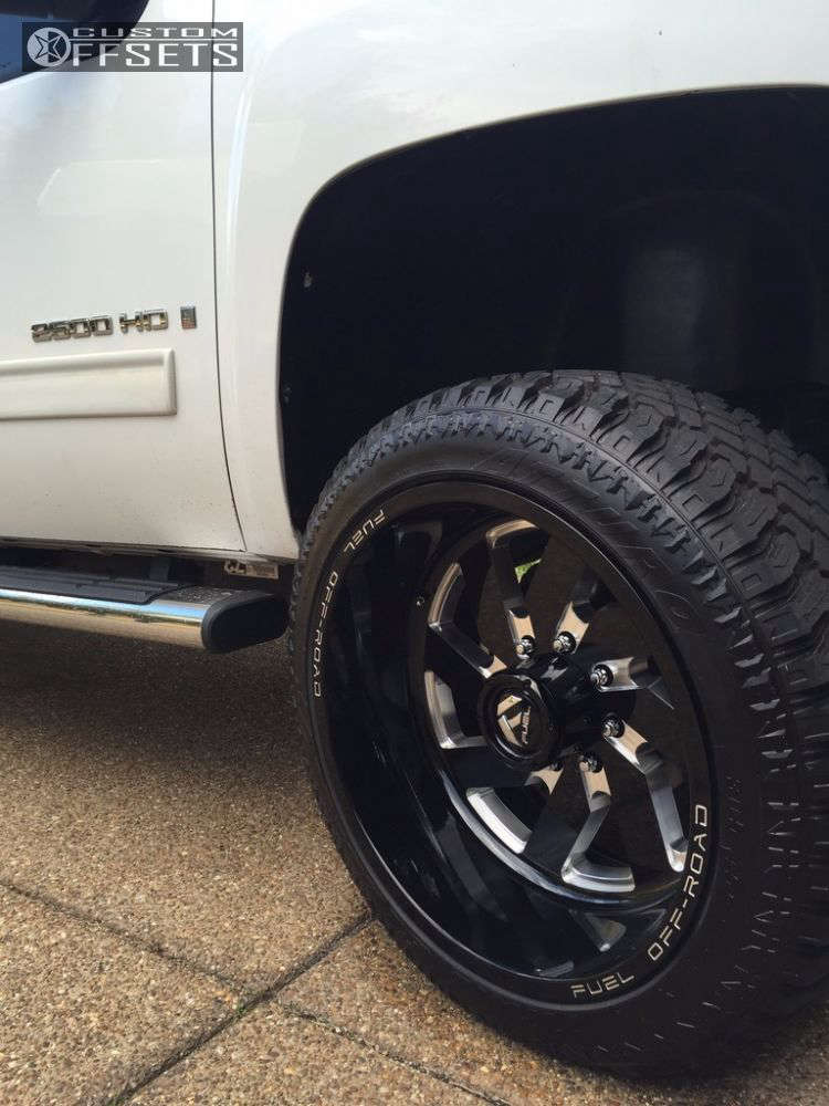2009 Chevrolet Silverado 2500 HD with 22x12 -43 Fuel Turbo and 305 ...