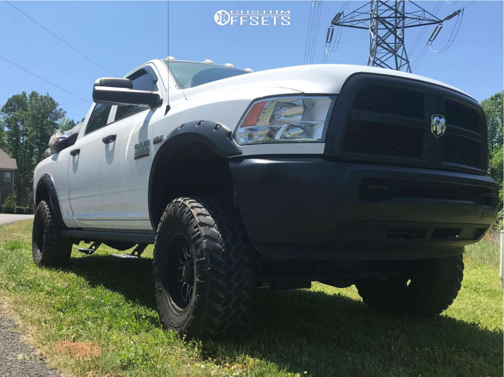 2015 Ram 2500 with 18x9 -12 Helo He879 and 37/12.5R18 Nitto Trail ...