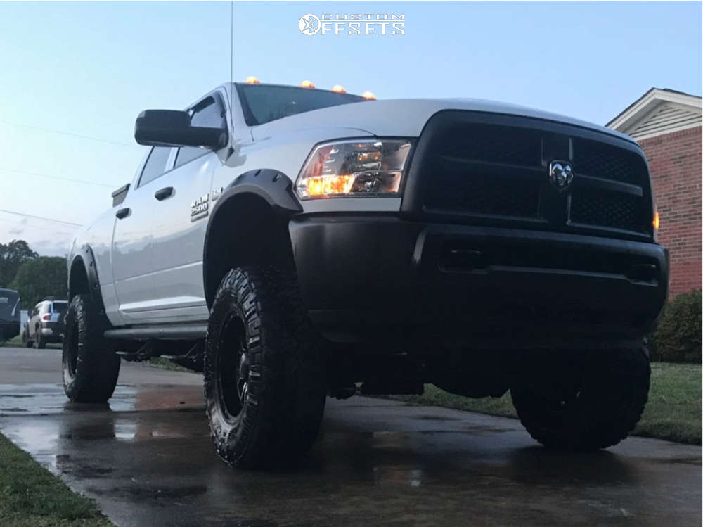 2015 Ram 2500 with 18x9 -12 Helo He879 and 37/12.5R18 Nitto Trail ...
