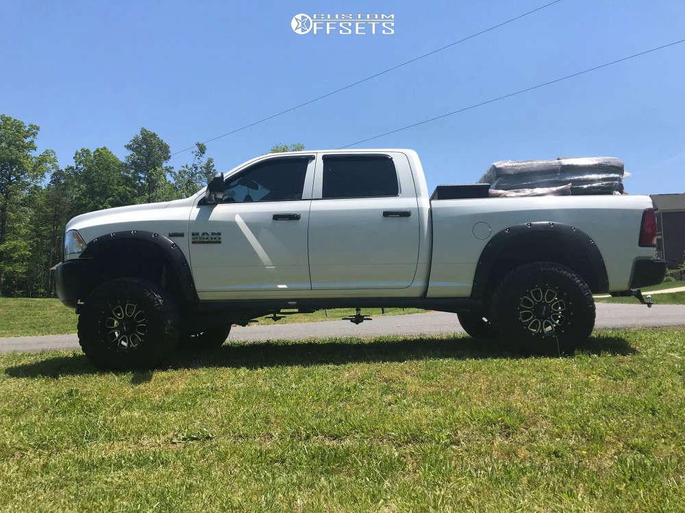 2015 Ram 2500 with 18x9 -12 Helo He879 and 37/12.5R18 Nitto Trail ...