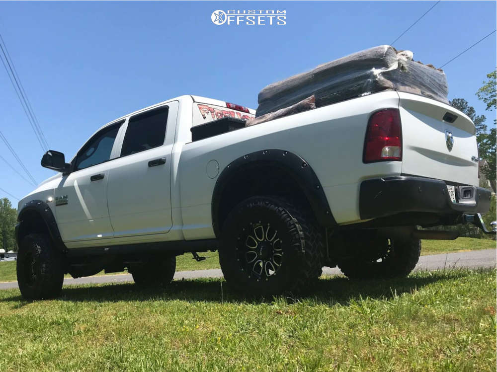 2015 Ram 2500 with 18x9 -12 Helo He879 and 37/12.5R18 Nitto Trail ...