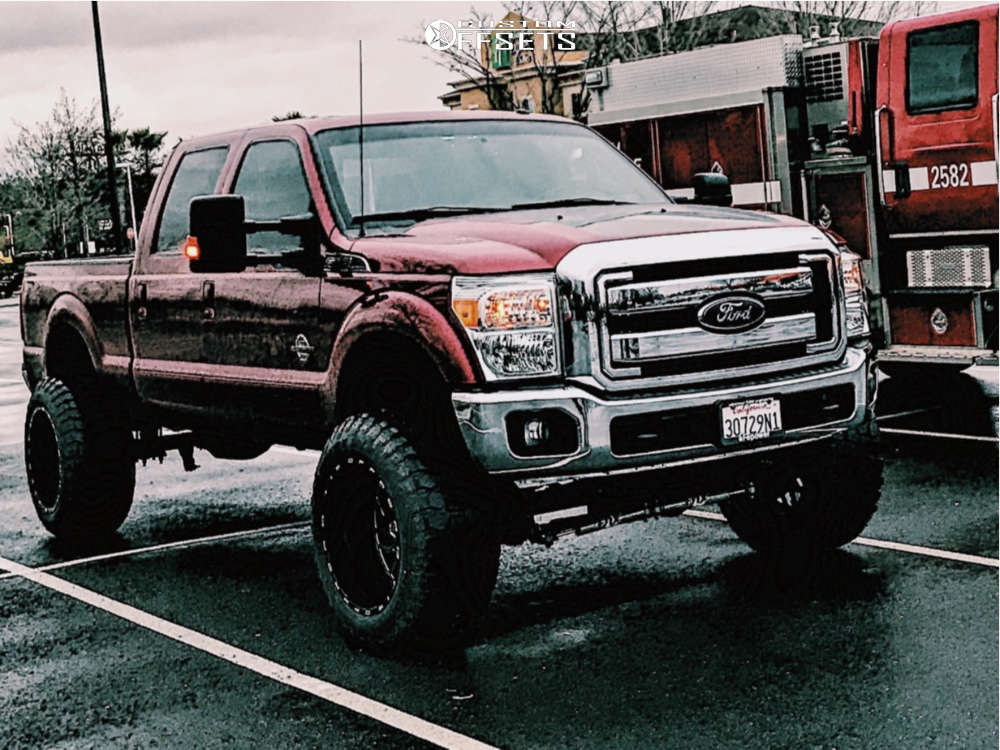 2013 F250 Lifted Custom Offsets 2013 FORD F 250 SUPER DUTY American