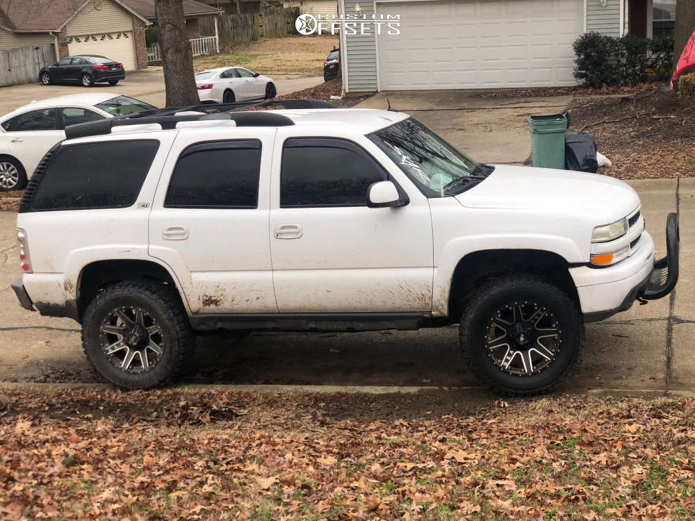 2002 Chevrolet Tahoe with 20x9 -12 Red Dirt Road Usa and 35/12.5R20 ...