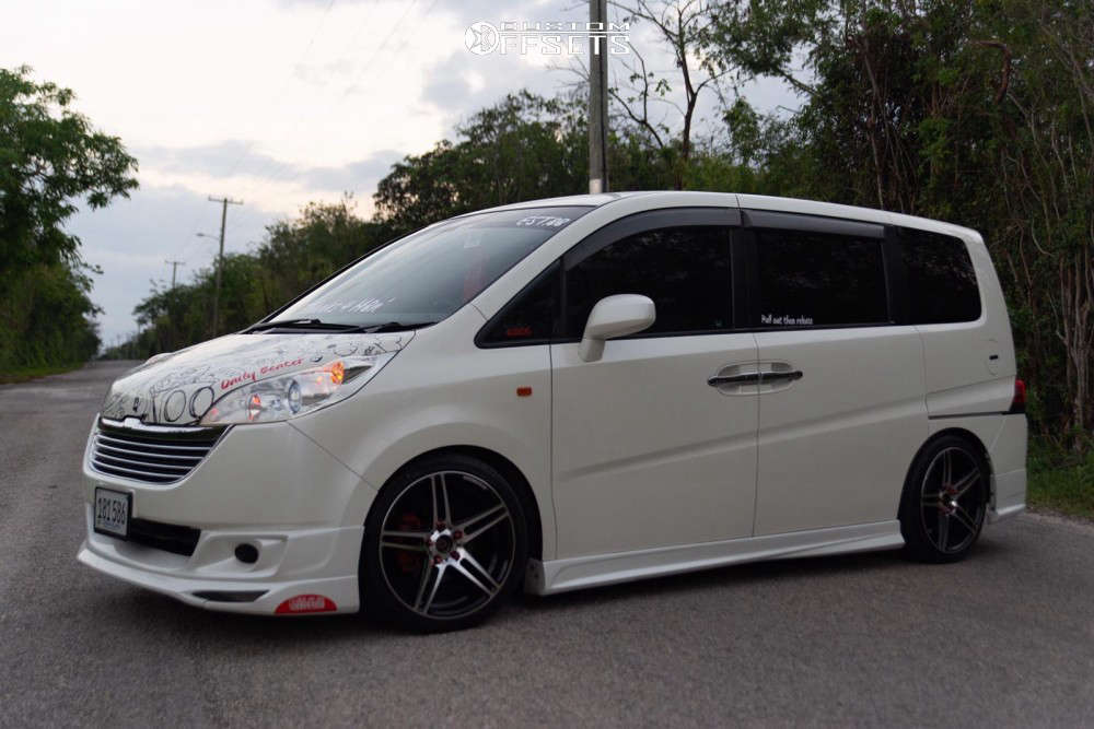 2007 Honda Odyssey with 18x8 35 Curva C5 and 215/40R18 Nankang Allsport ...