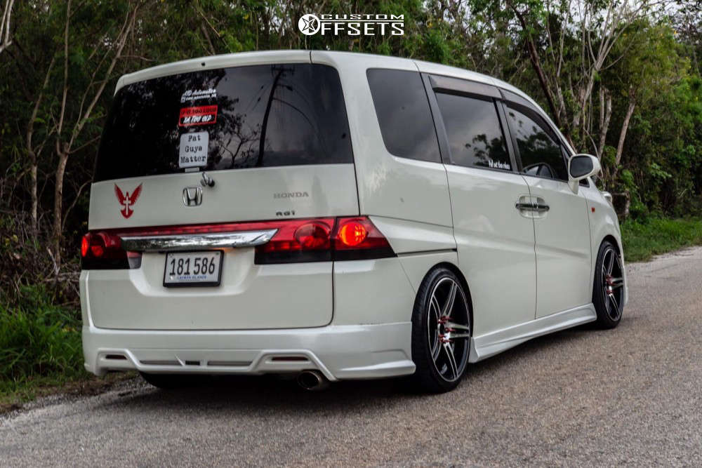 2007 Honda Odyssey with 18x8 35 Curva C5 and 215/40R18 Nankang Allsport ...