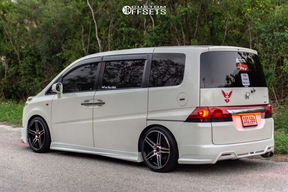 2007 Honda Odyssey with 18x8 35 Curva C5 and 215/40R18 Nankang Allsport ...