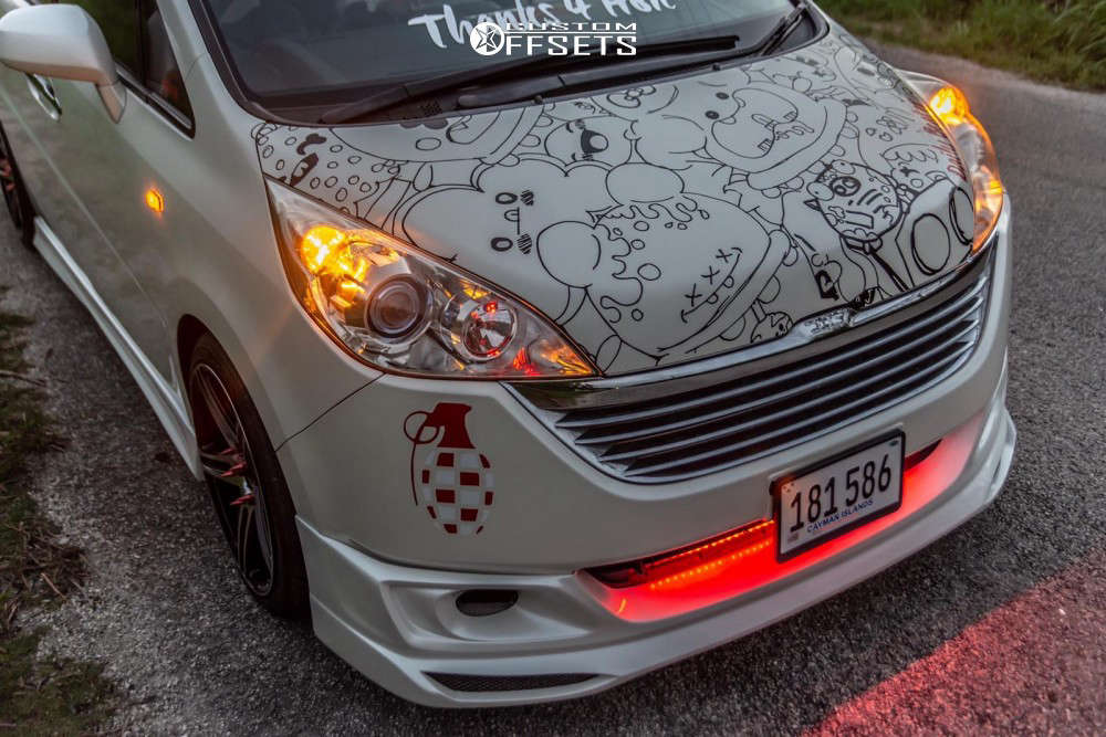 2007 Honda Odyssey with 18x8 35 Curva C5 and 215/40R18 Nankang Allsport ...