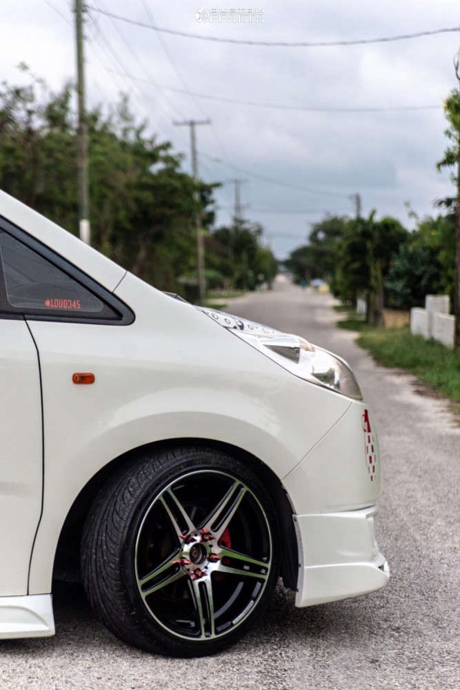 2007 Honda Odyssey with 18x8 35 Curva C5 and 215/40R18 Nankang Allsport ...
