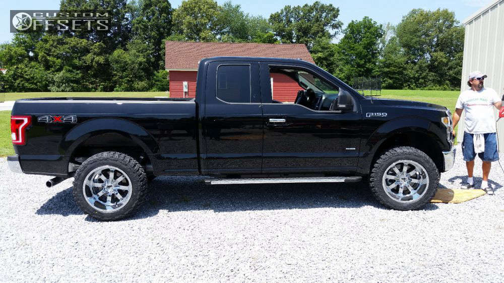 2016 Ford F-150 with 20x12 -44 Red Dirt Road Dirt and 33/12.5R20 ...