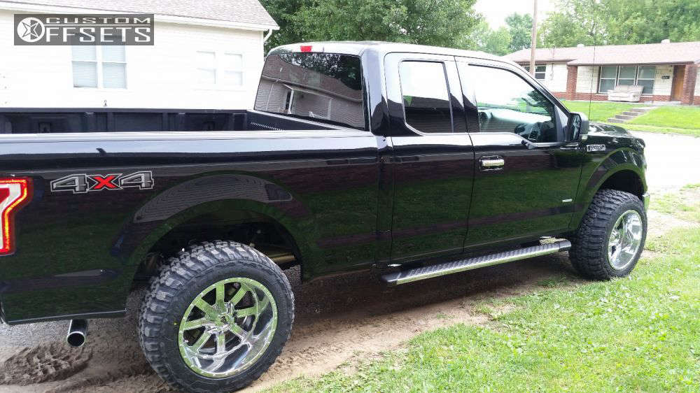 2016 Ford F-150 with 20x12 -44 Red Dirt Road Dirt and 33/12.5R20 ...