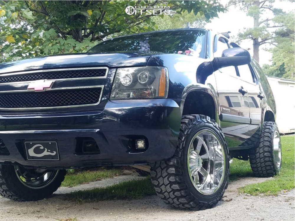 2007 Chevrolet Tahoe with 20x12 -44 Moto Metal Mo962 and 33/12.5R20 ...