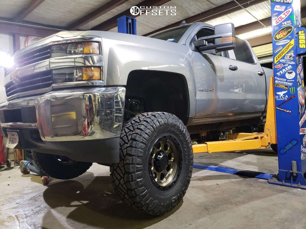 2017 Chevrolet Silverado 2500 HD with 18x9 0 American Racing ATX Ax201 ...