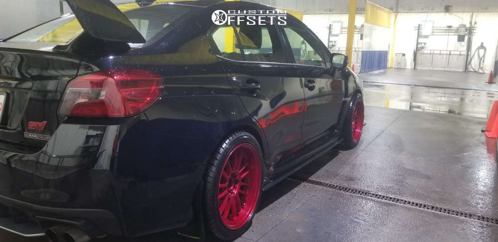 2018 Subaru WRX STI with 18x10 20 Rota Svn-r and 275/35R18 Hankook N/a ...