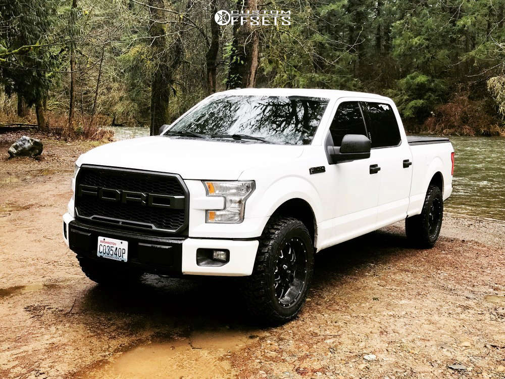 2015 Ford F-150 with 20x9 18 Ultra Hunter and 275/65R20 Kanati Mud Hog ...