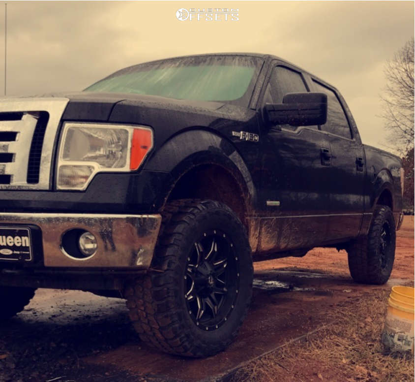 2012 Ford F-150 with 20x9 1 Fuel Lethal and 35/12.5R20 Federal Couragia ...