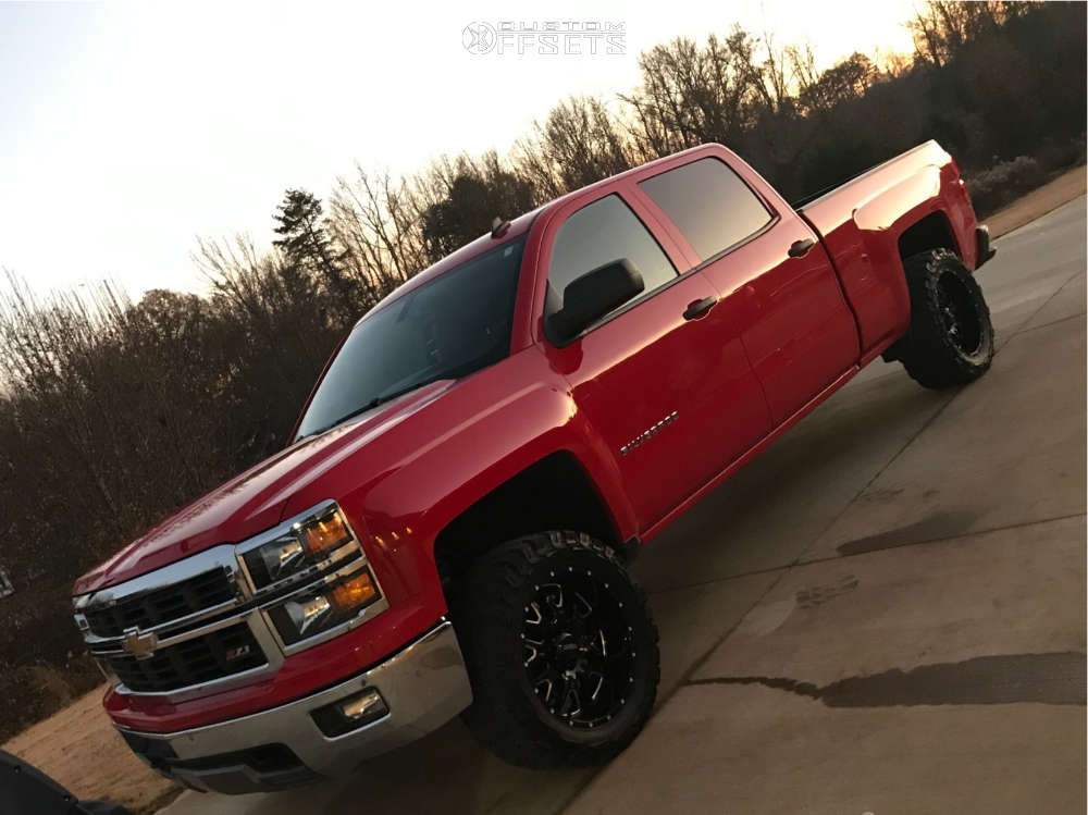 2014 Chevrolet Silverado 1500 with 20x10 -25 Ultra Hunter and 33/12 ...
