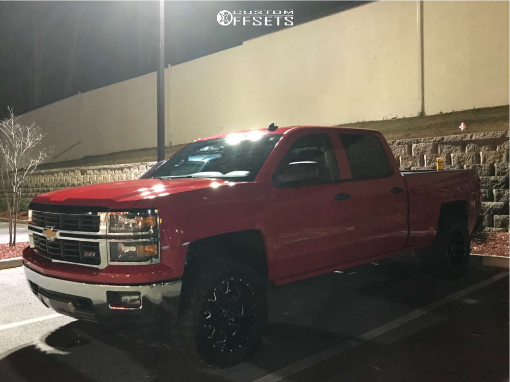 2014 Chevrolet Silverado 1500 with 20x10 -25 Ultra Hunter and 33/12 ...