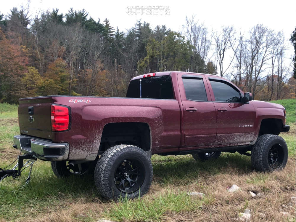 2015 Chevrolet Silverado 1500 with 20x12 -44 Hostile Rage and 325/60R20 ...