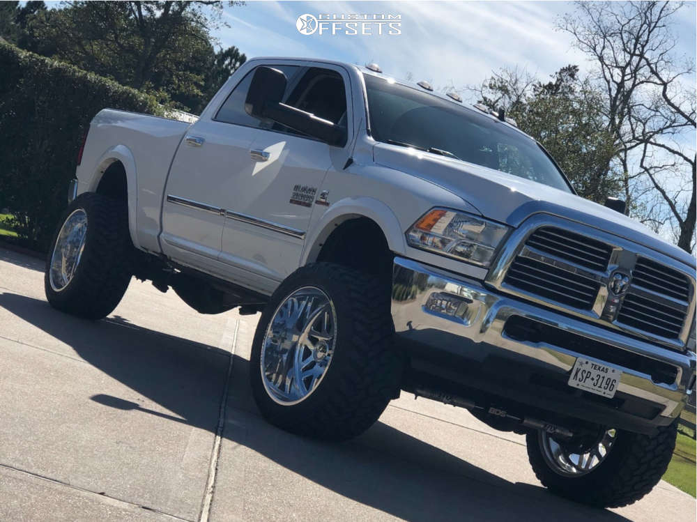 2016 Ram 3500 with 24x14 -73 American Force Trax Ss and 36/14.5R24 ...