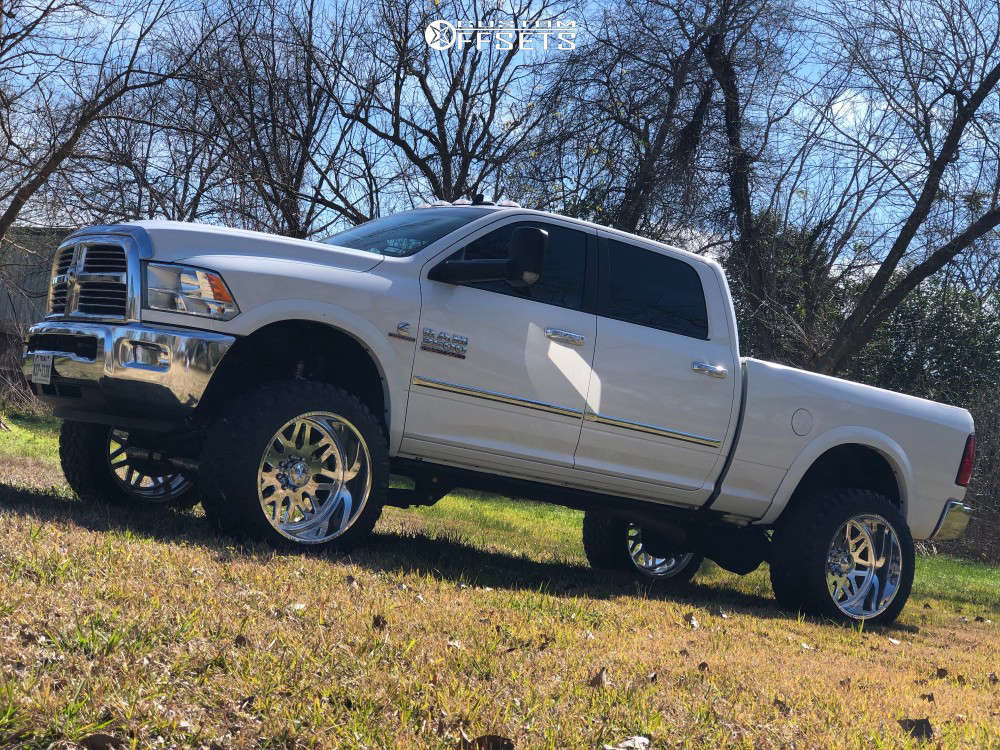 2016 Ram 3500 with 24x14 -73 American Force Trax Ss and 36/14.5R24 ...