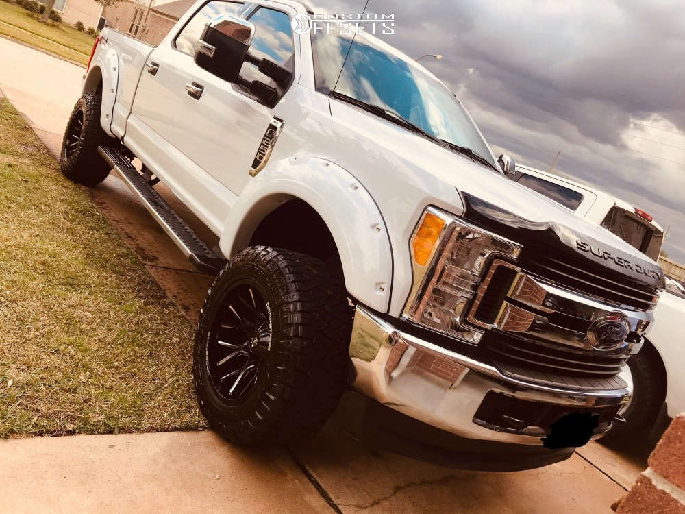 2017 Ford F-250 Super Duty with 20x12 -44 Dropstars 654mb and 35/13 ...