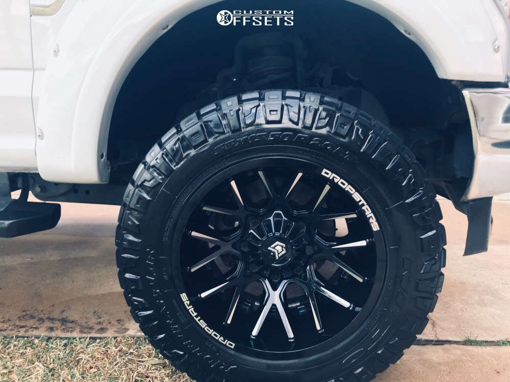 2017 Ford F-250 Super Duty with 20x12 -44 Dropstars 654mb and 35/13 ...